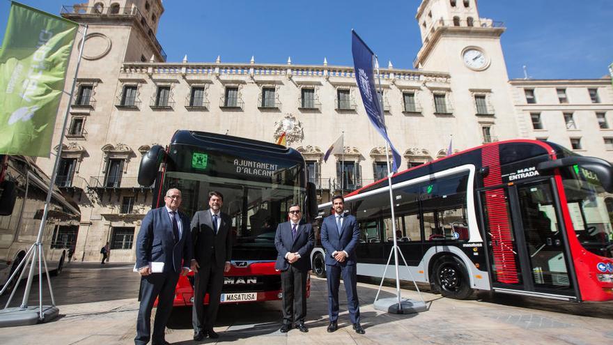 Cinco nuevos autobuses híbridos para la flota del transporte público de ...