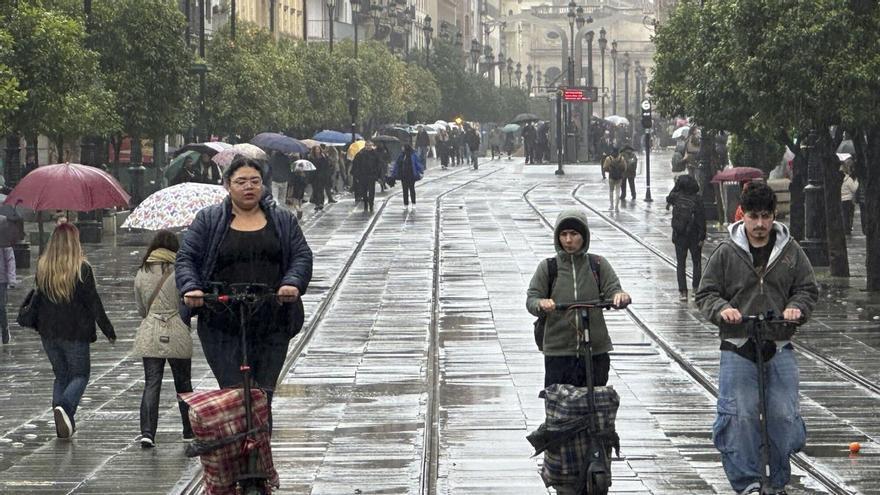 Sevilla weather forecast: continuous rain and wind alerts on Wednesday ...