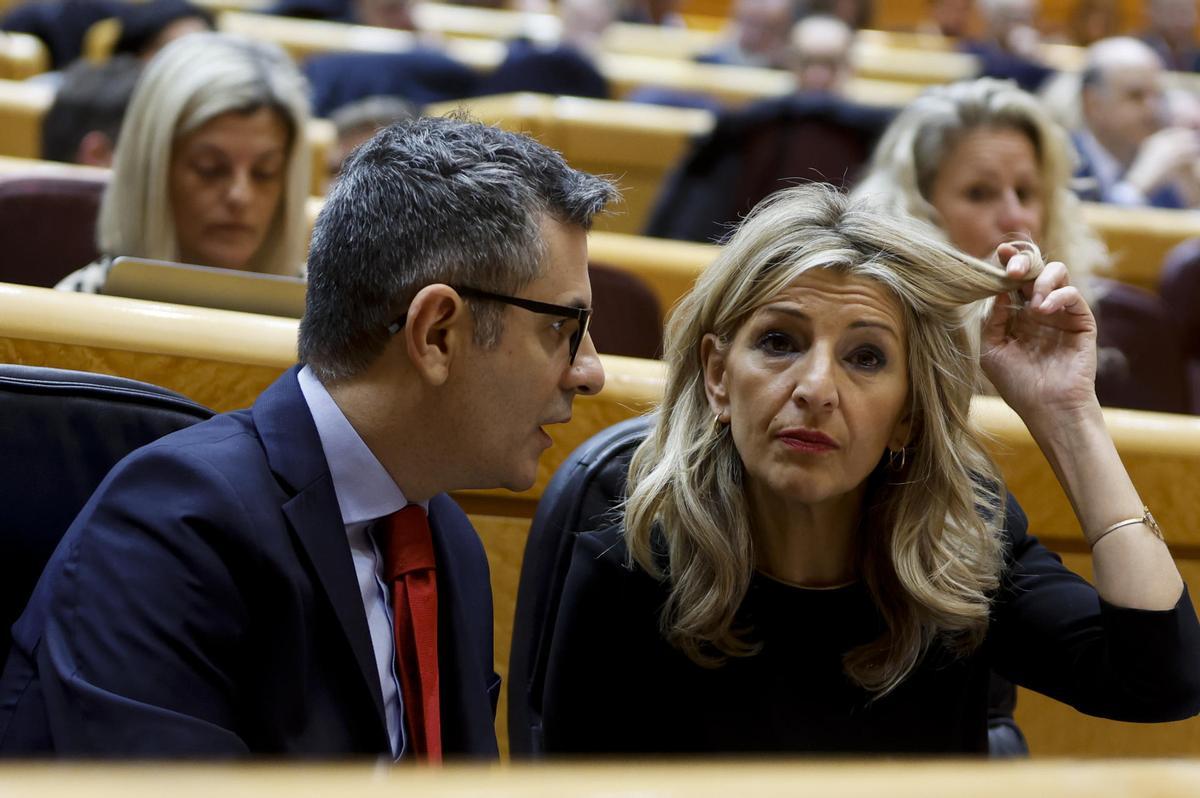 Yolanda Díaz al PP: "Ustedes van a anteponer sus siglas a los derechos ...