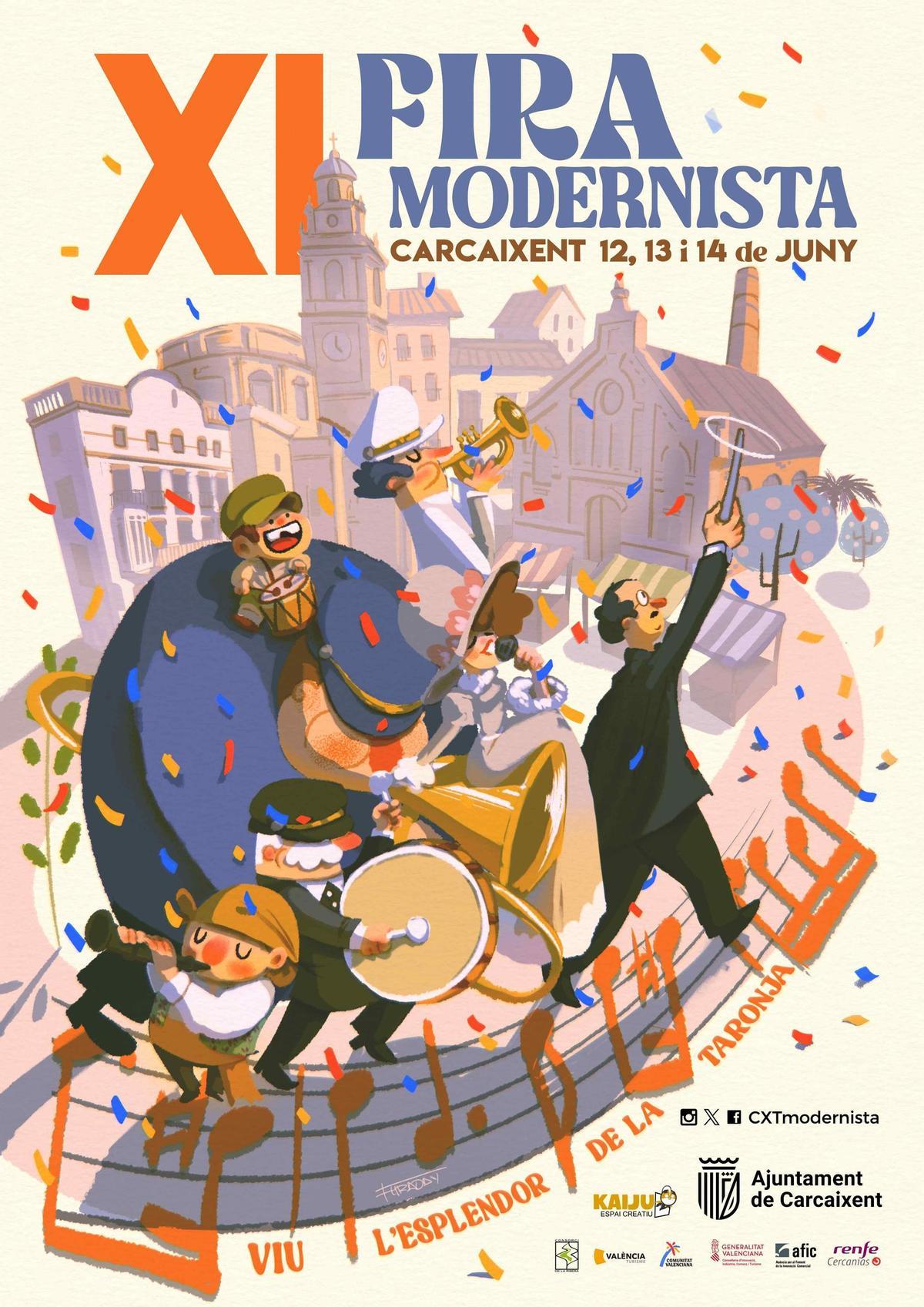 Carcaixent dedica a la música la nova edició de la seua Fira Modernista