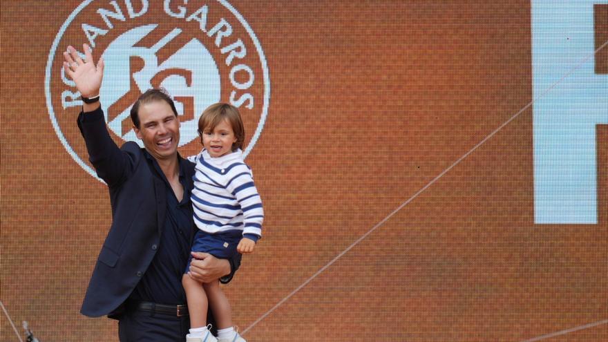 FOTOS | Roland Garros homenajea a Rafa Nadal