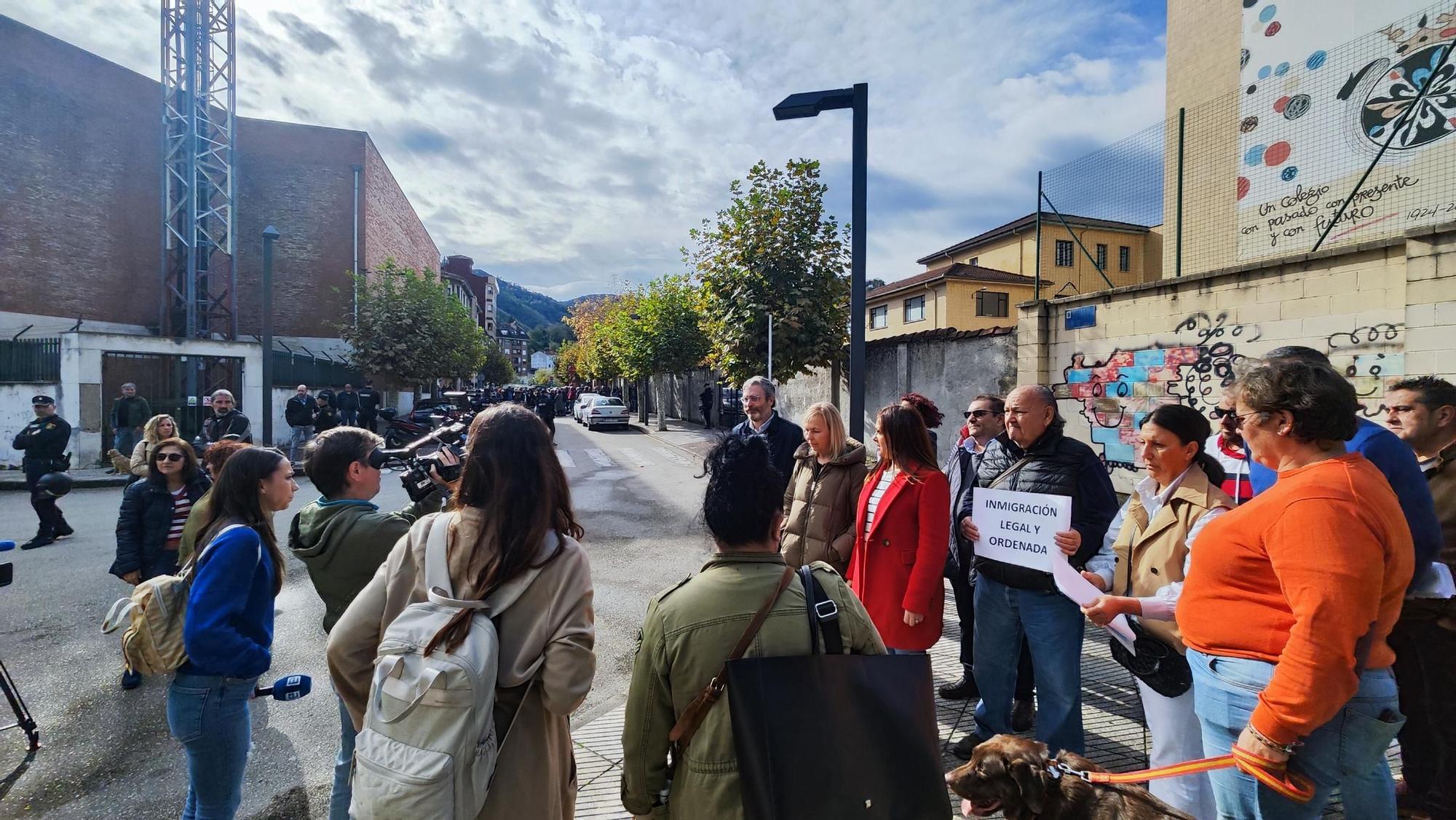 Las concentraciones en Sotrondio, en imágenes.