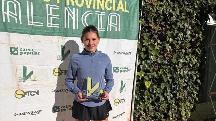 La tenista gandiense Daniela Catalá Puig suma otro éxito a su palmarés
