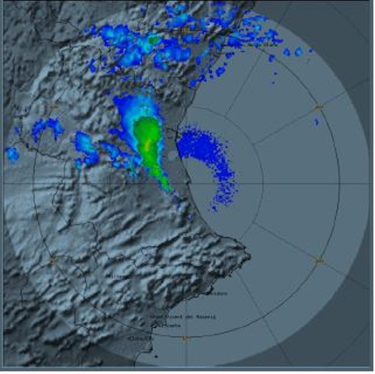 Aemet informó al Cecopi a las 17:40 horas de «lluvias torrenciales» al ...