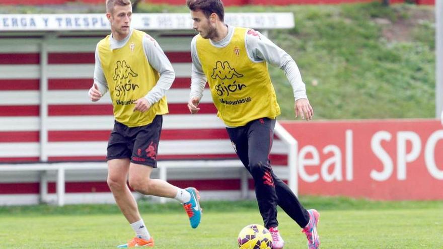 Álex Serrano: "Estoy a gusto en el Sporting, pero todo tiene un límite"
