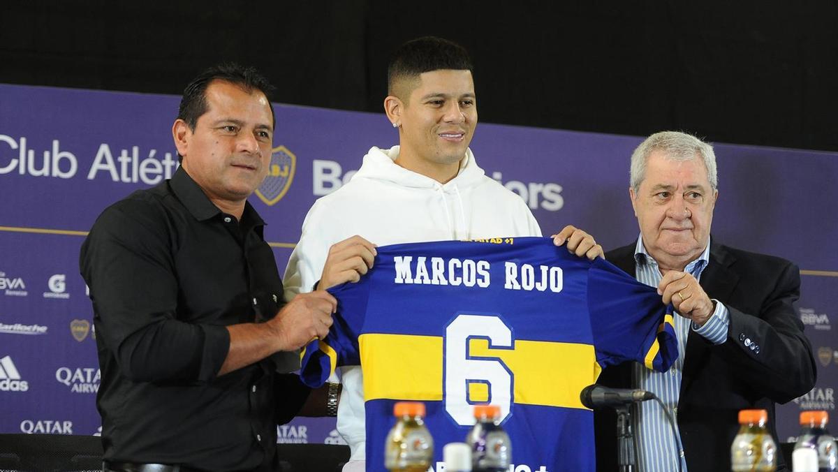 Marcos Rojo, presentado como nuevo jugador de Boca Juniors