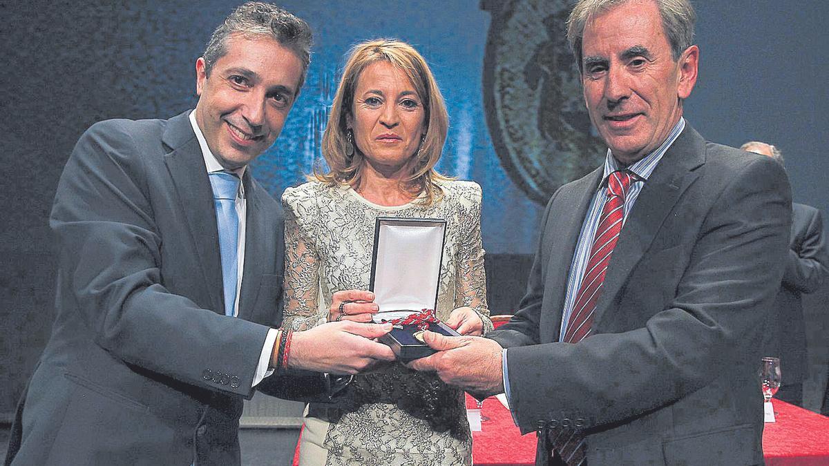 Una vitrina con los más prestigiosos galardones