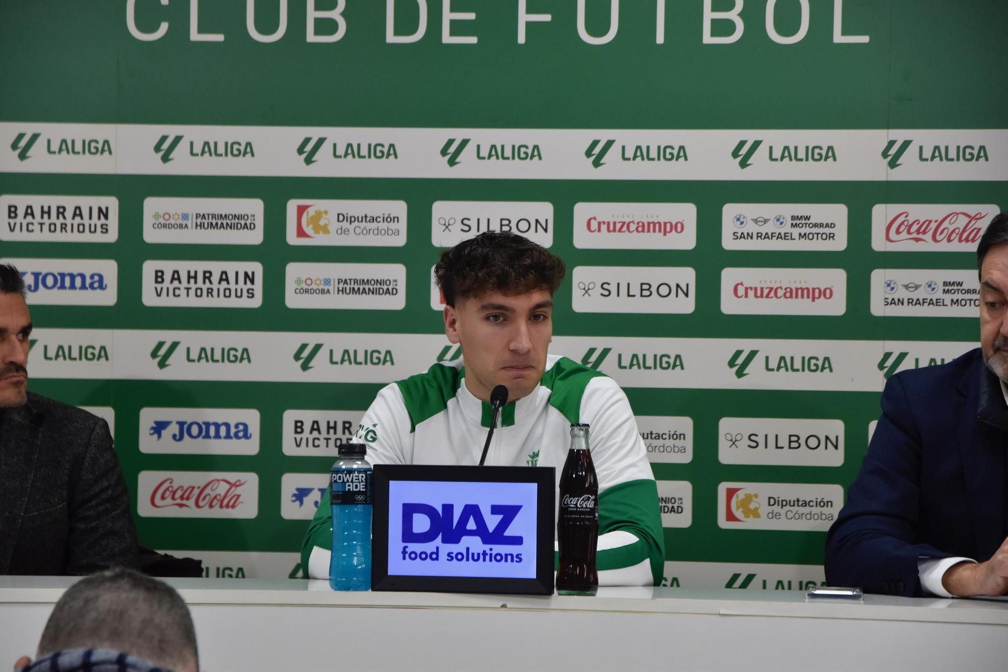 La presentación de Diego Percan, en imágenes