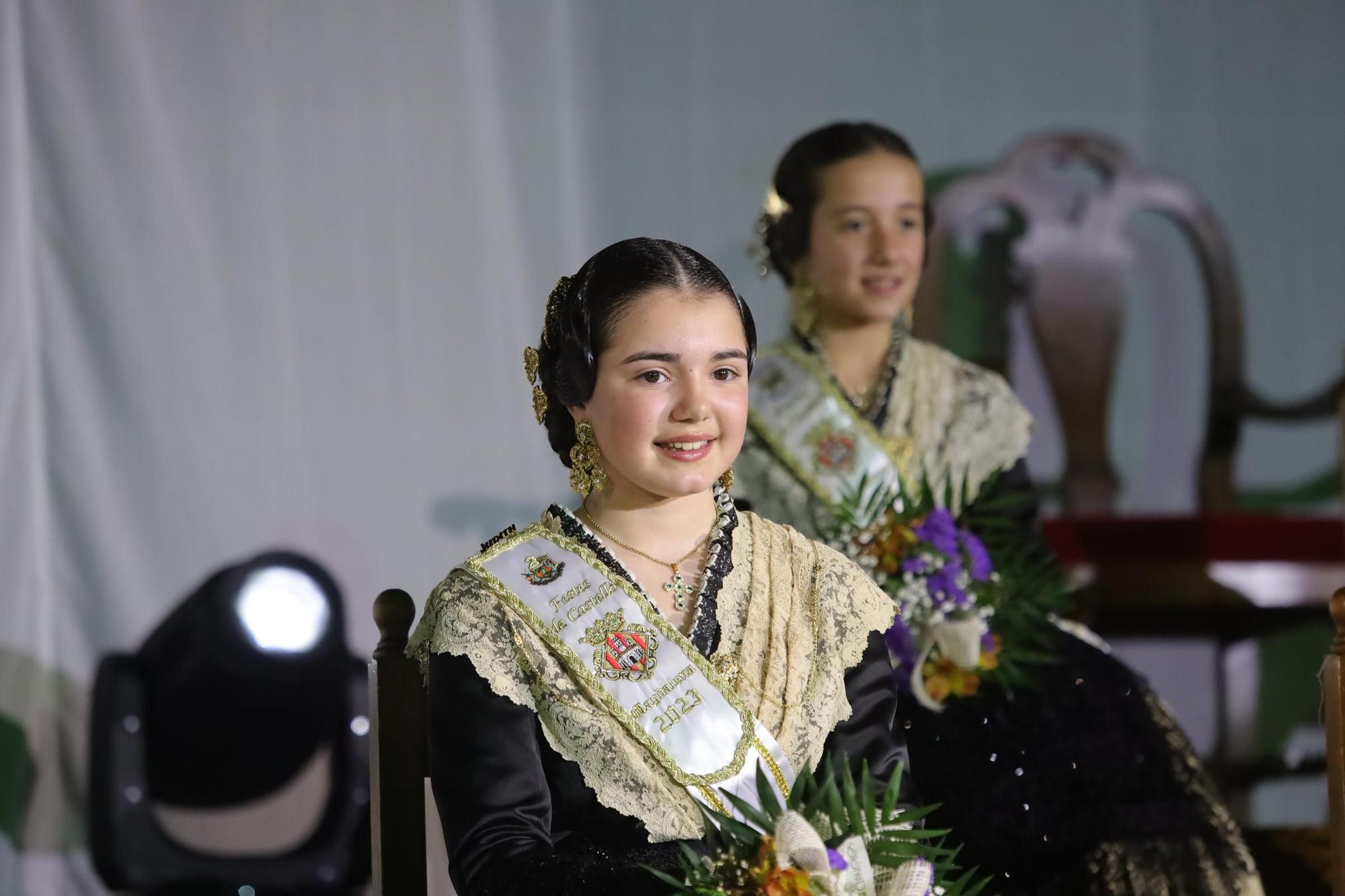 Galania a la reina infantil de las fiestas de la Magdalena