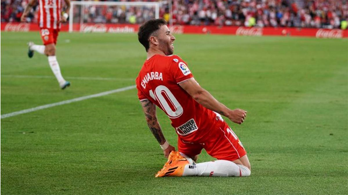 Almería - Elche | El gol de Embarba