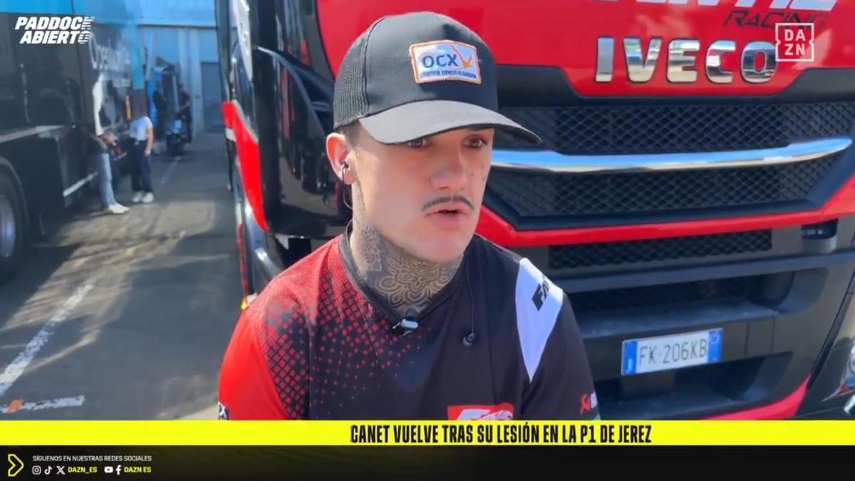 Arón Canet, operat fa menys de dos setmanes, declarat apte per al Gran ...