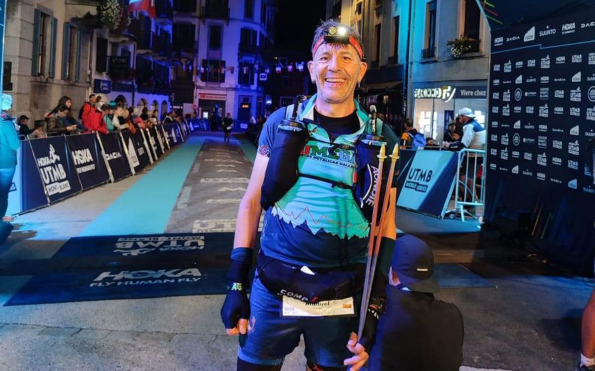 Manuel Conde completa el UTMB Mont Blanc CCC 100K