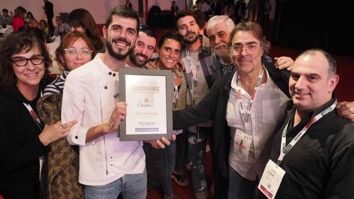 Lluc Quintana rep el premi al cuiner més sostenible - Diari de Girona