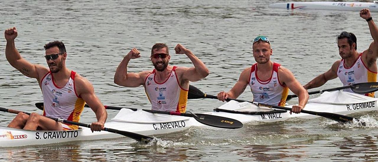 Piragüismo: Craviotto, Arévalo, Germade y Walz, el K-4 español para Tokio