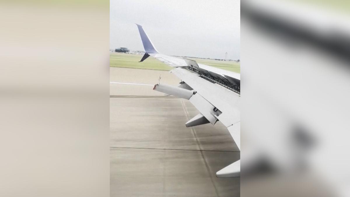 AVIÓN ATERRIZA ALA ROTA | Un avión de Delta Air Lines aterriza en Texas ...