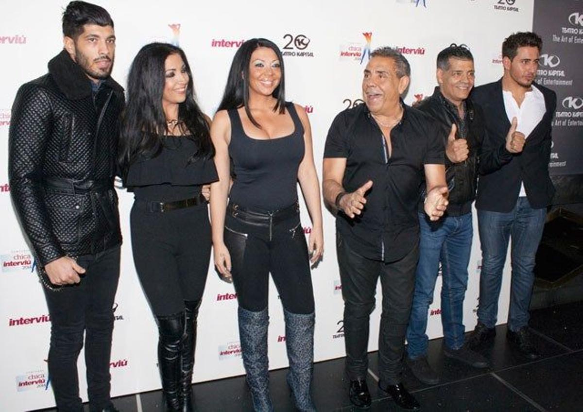 Los famosos no faltan a la final de la chica interviú 2014 - Cuore