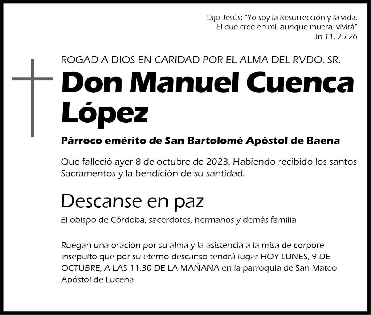 Don Manuel Cuenca López