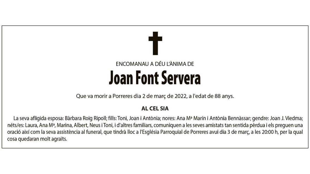 Joan Font Servera