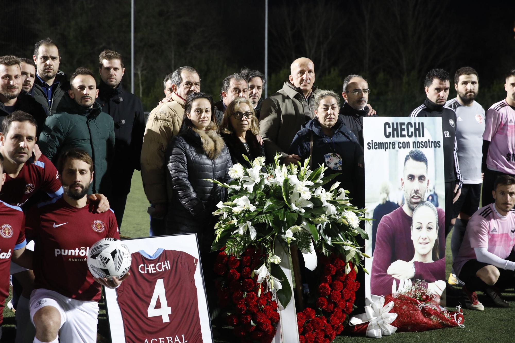 El homenaje a Chechi, en imágenes