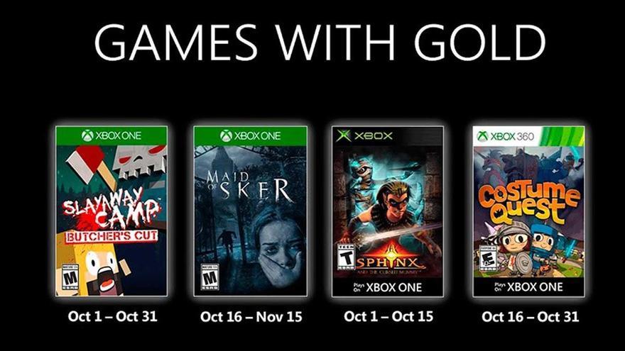 Revelats els Games with Gold d'octubre 2020