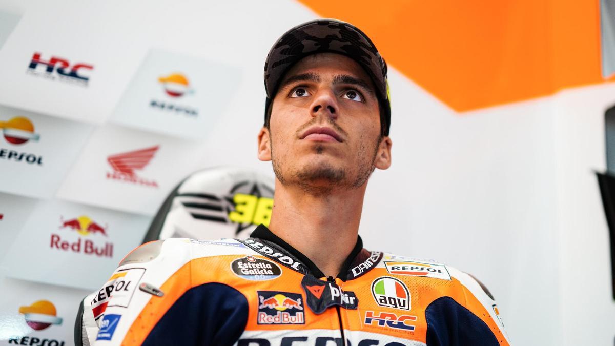 MotoGP | Joan Mir cree que "si se complican muchos las cosas el domingo no se podrá correr"