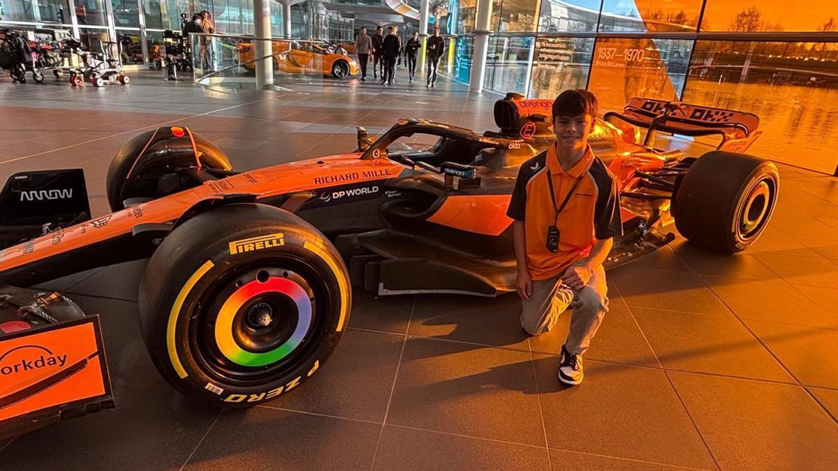 Christian Costoya, el niño piloto gallego que ha fichado por McLaren