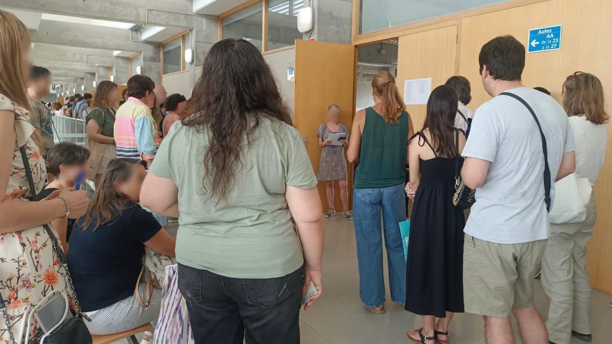 Se celebran en Mallorca los exámenes del concurso oposición de la CAIB