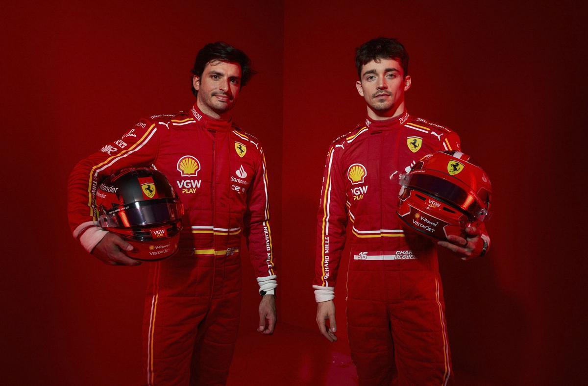 Fórmula 1: así es el nuevo Ferrari de Sainz y Leclerc