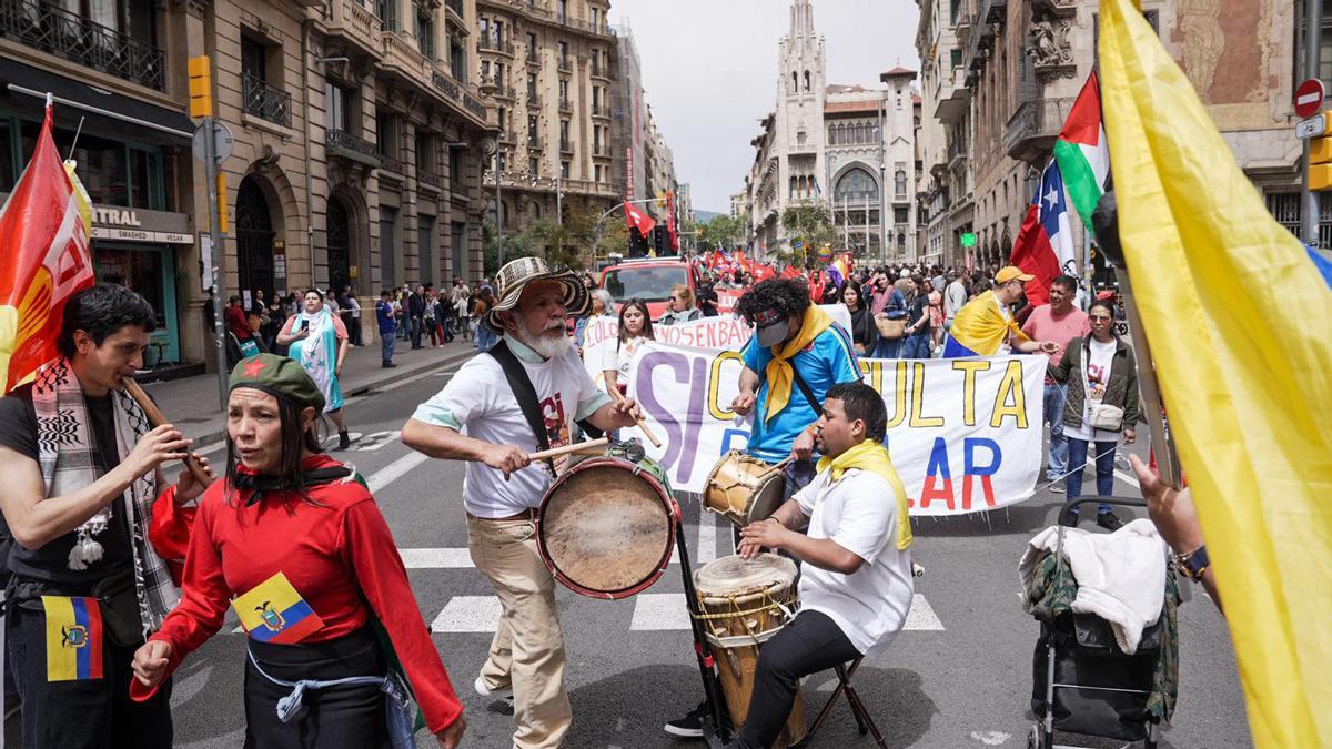 Manifestación del Primero de Mayo este jueves en Barcelona