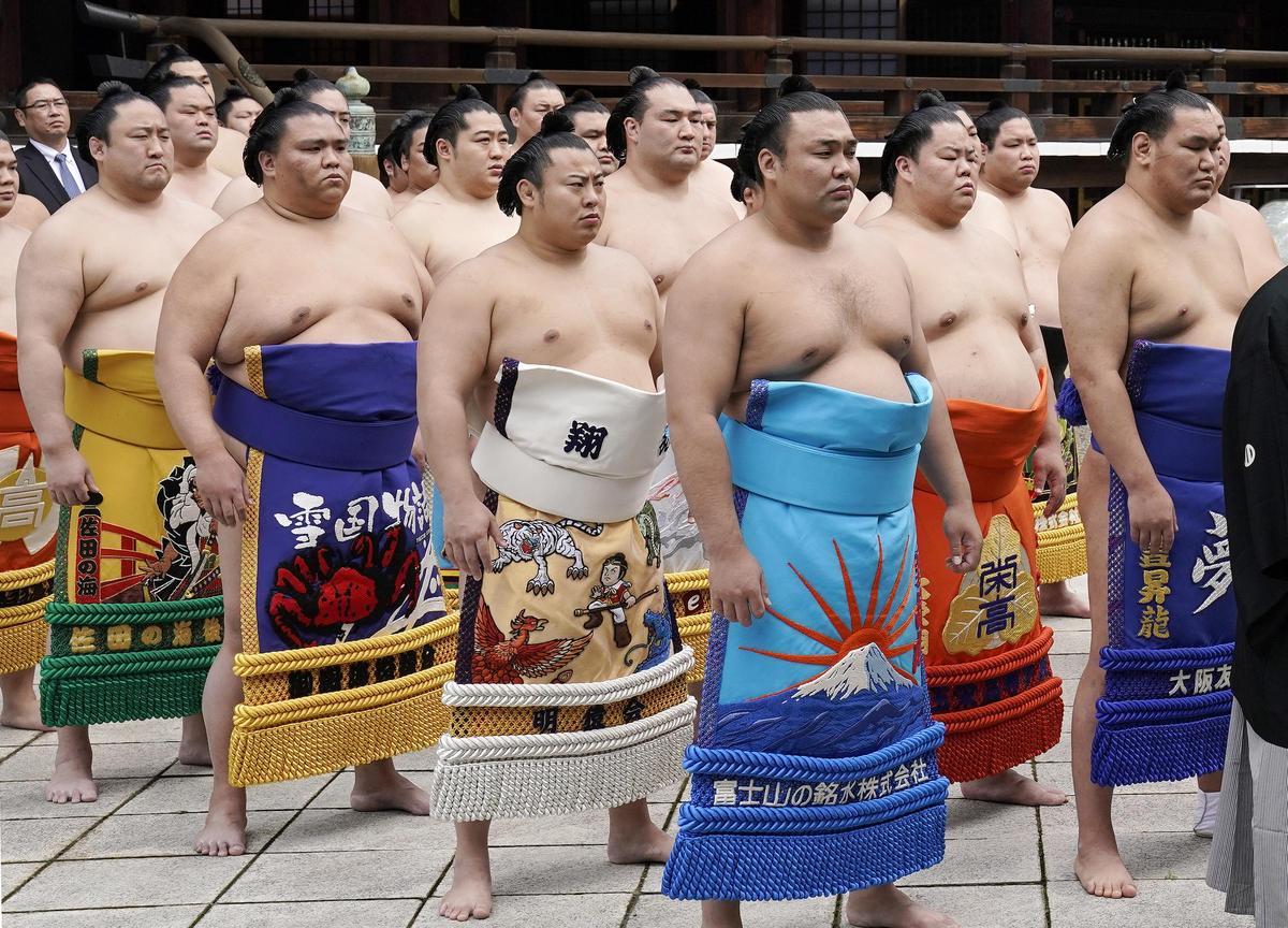 Torneo anual de sumo Honozumo en Tokio | FOTOS