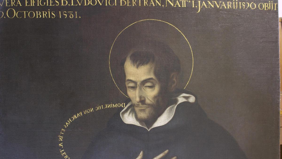 La catedral de València exhibe un retrato de San Luis Bertán inédito ...