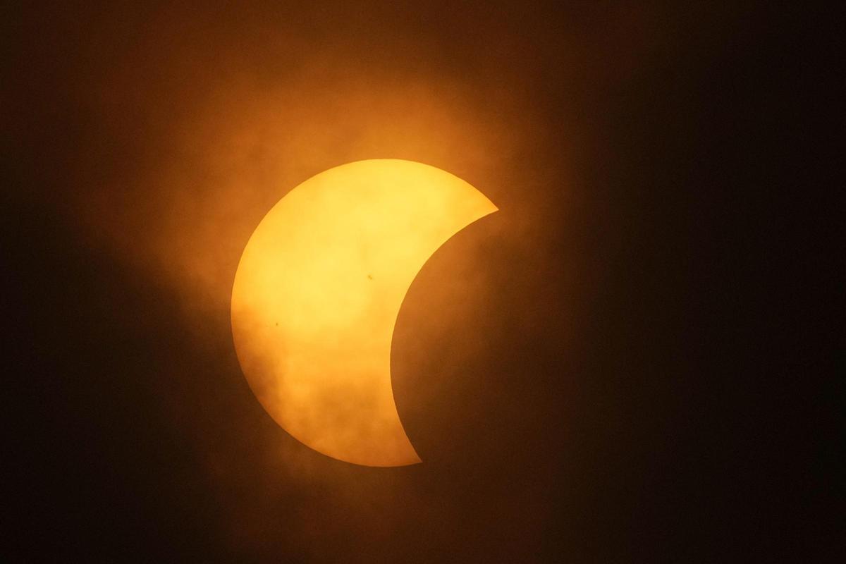 Así se ha visto el eclipse de sol en América del Norte