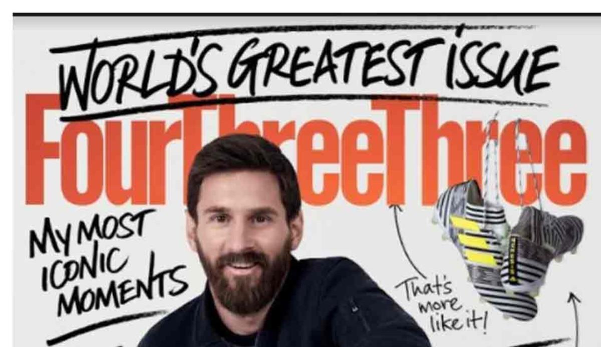 Esta es la revista que ha editado Messi