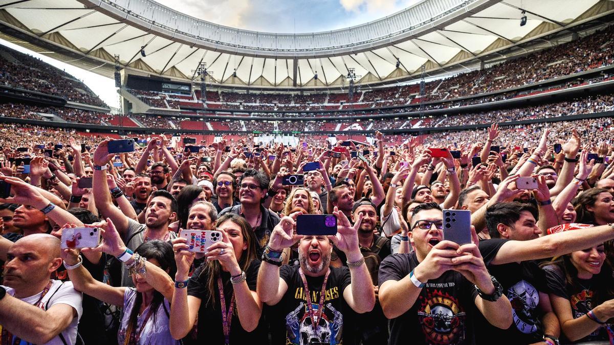 CONCIERTO GUNS N'ROSES : Guns n'Roses demuestran en Madrid que la ...