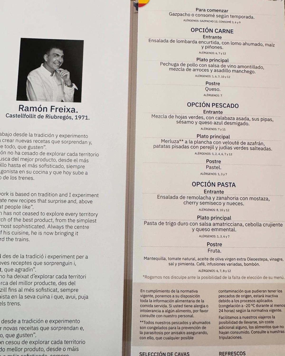 El enfado de un quesero asturiano con Renfe (y el chef Ramón Freixa ...