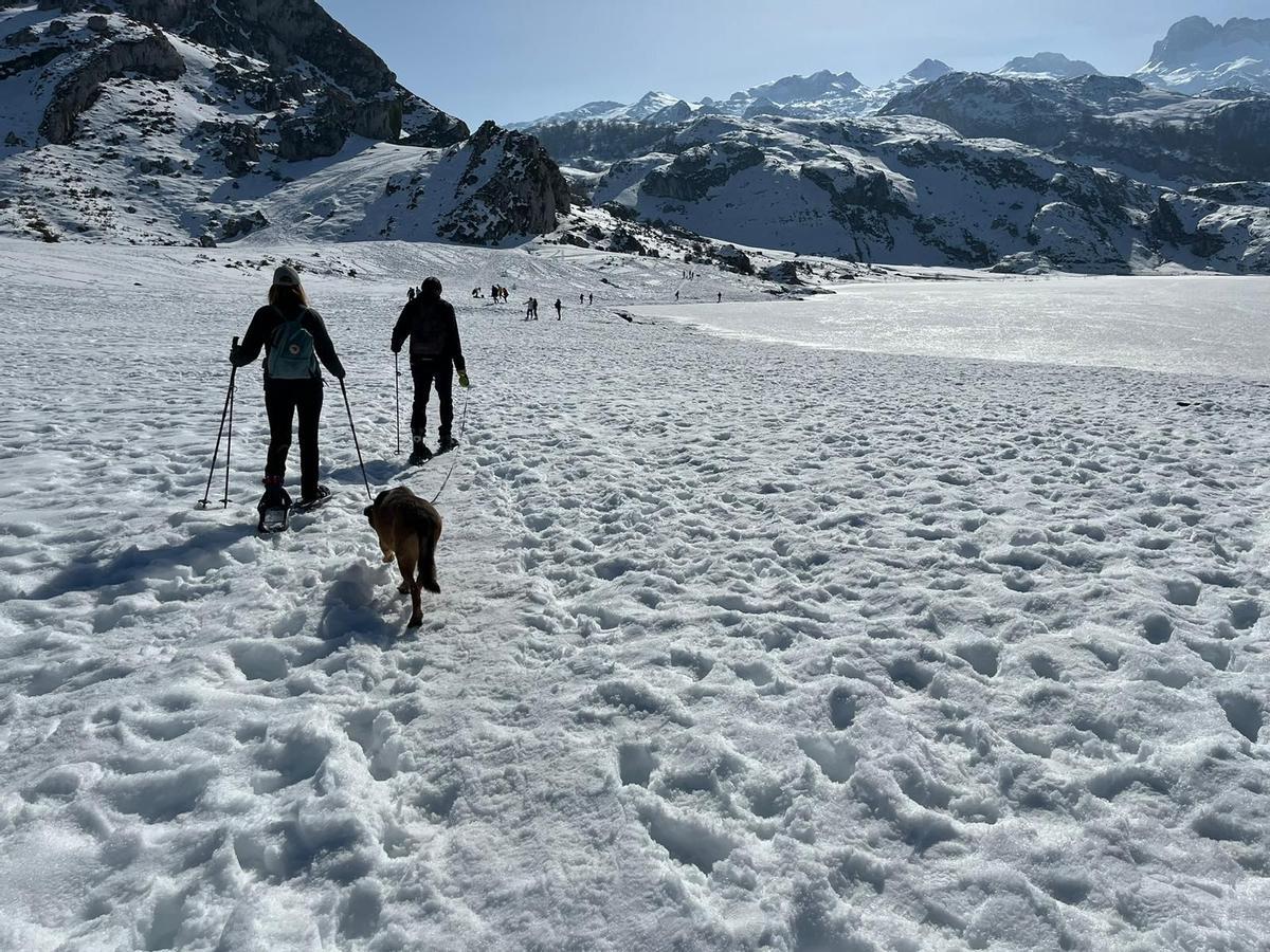 Los Lagos con nieve, un imán para el turismo también entre semana: "Es ...