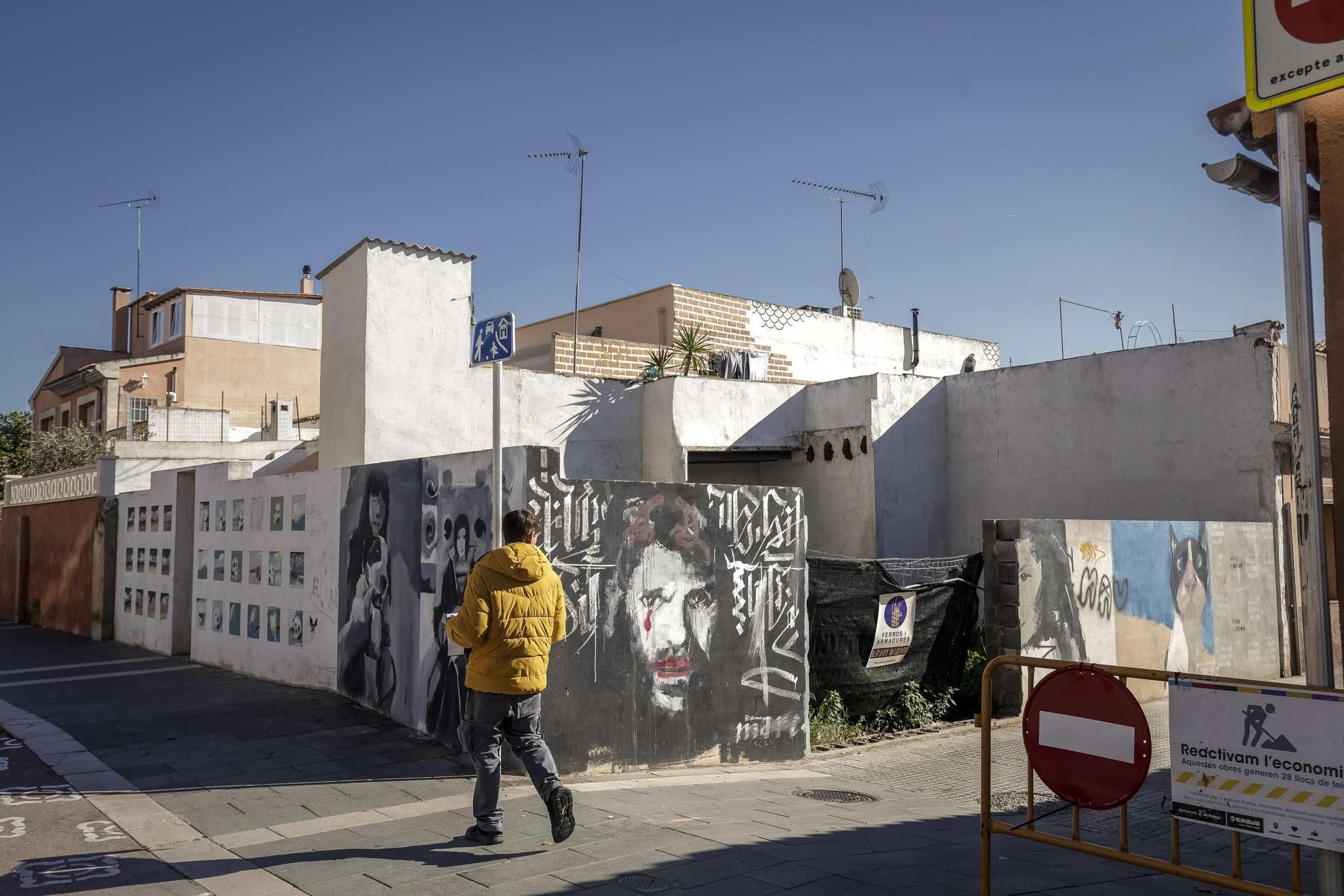 FOTOS | Murales de la calle Jacint Verdaguer - Diario de Mallorca