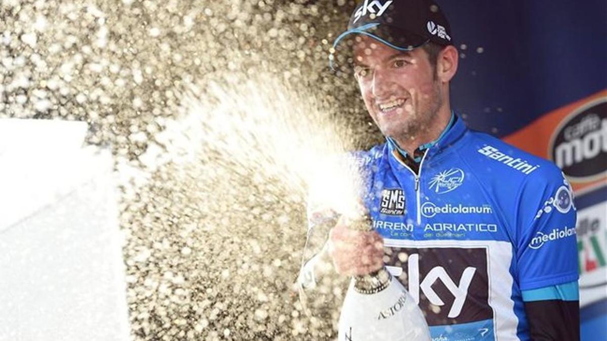 Wouter Poels, ganador de la primera etapa de la Vuelta a la Comunidad