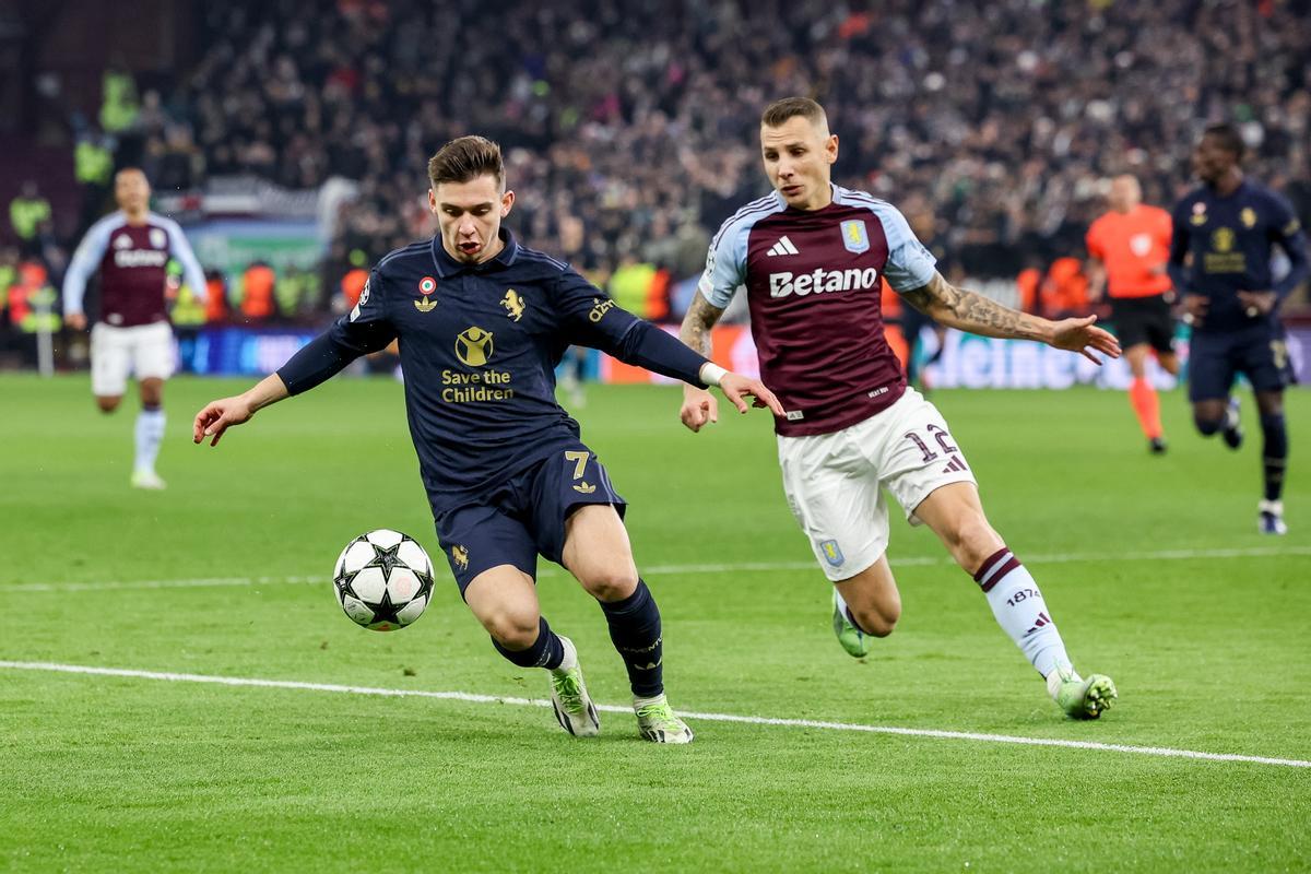 Resumen, goles y highlights del Aston Villa 0 - 0 Juventus de la jornada 5 de la Champions League