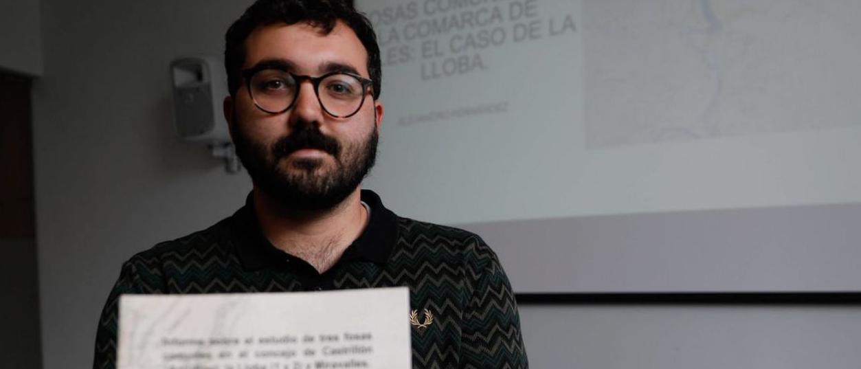 Fernández: "En las trincheras de La Lloba puede haber varias fosas"