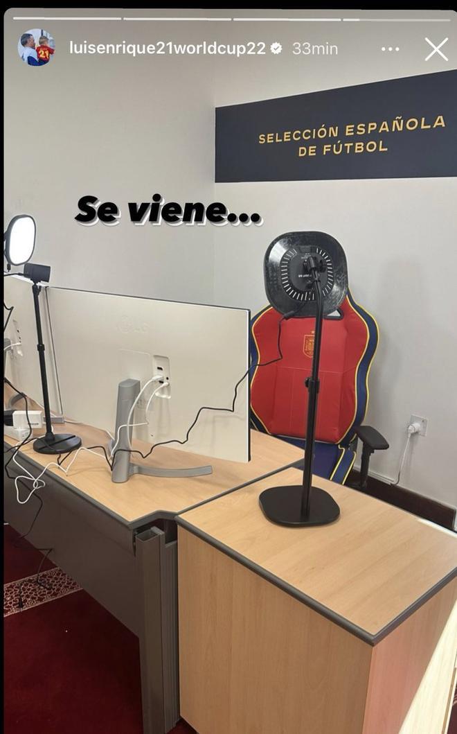 Fotos | Así luce la cuenta de Instagram de Luis Enrique