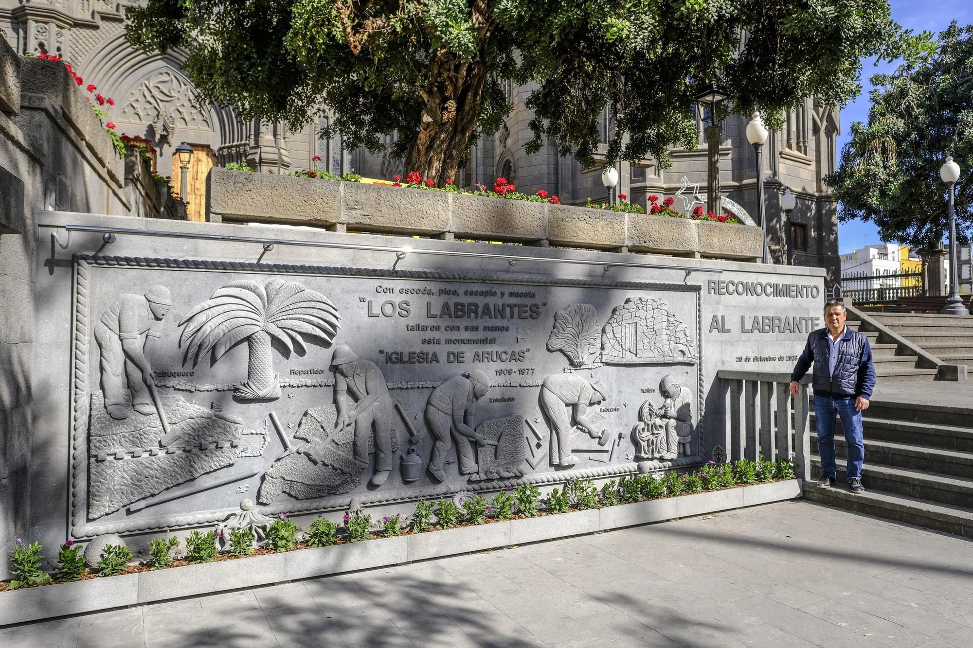 FOTOS: Monumento a los labrantes en Arucas