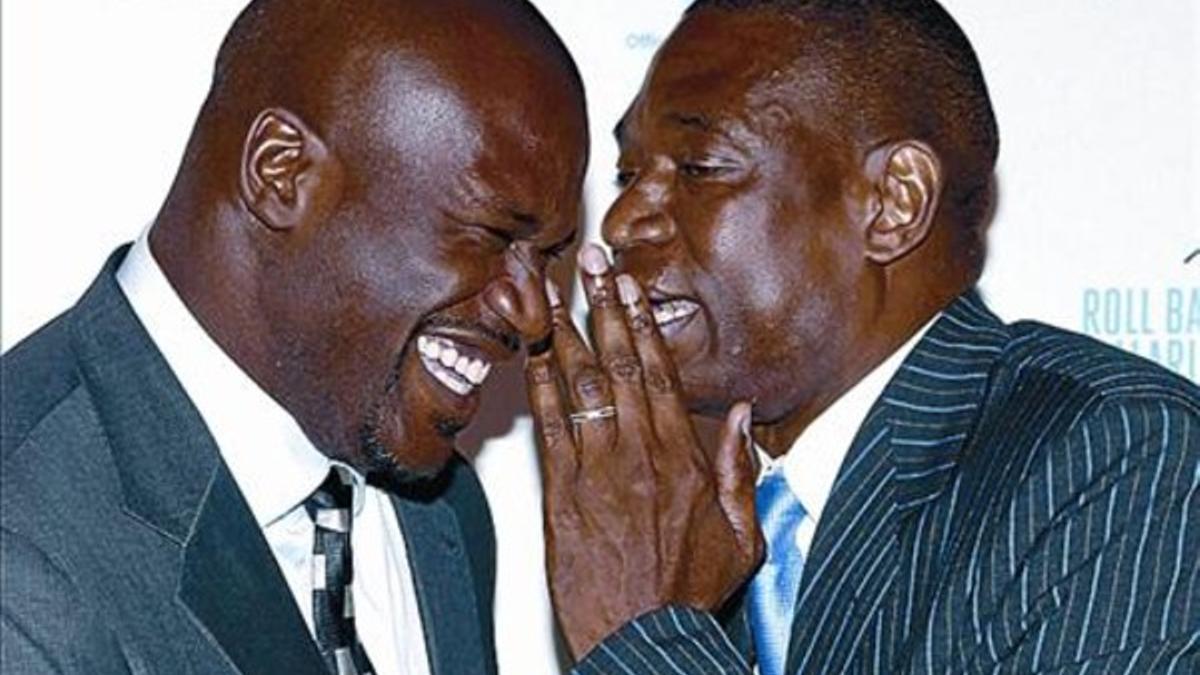 Shaquille y Mutombo, contra la malaria