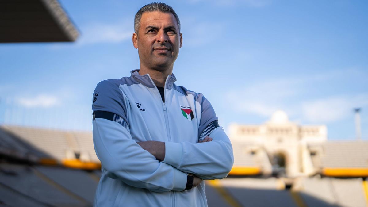 Ehab Abu Jazar, seleccionador de Palestina: "Mientras sigamos vivos ...
