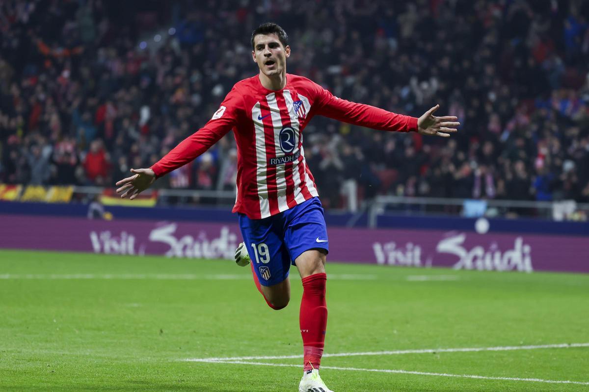 Atlético de Madrid - Getafe : El gol de Morata
