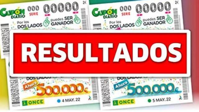 CUPÓN DE LA ONCE | Resultado del sorteo de este miércoles 3 de junio de ...