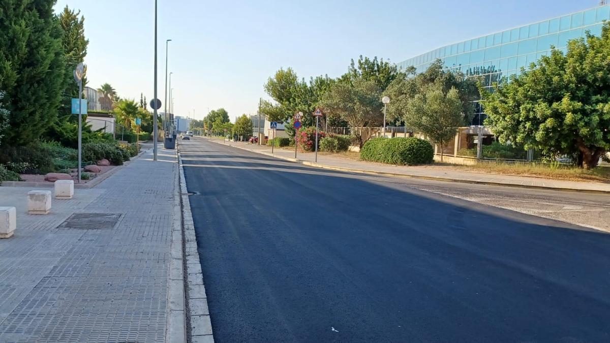 Paterna invierte cerca de 570.000 euros en asfaltado en el Parc Tecnològic