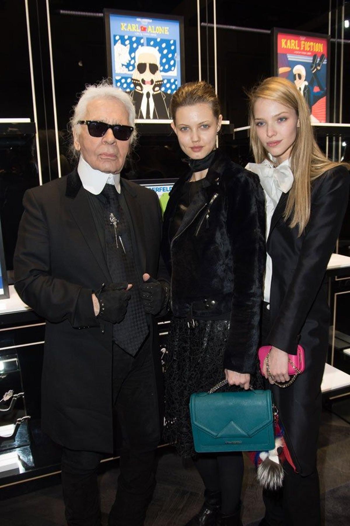 Karl Lagerfeld presenta la exposición de Tiffany Cooper en su tienda de ...