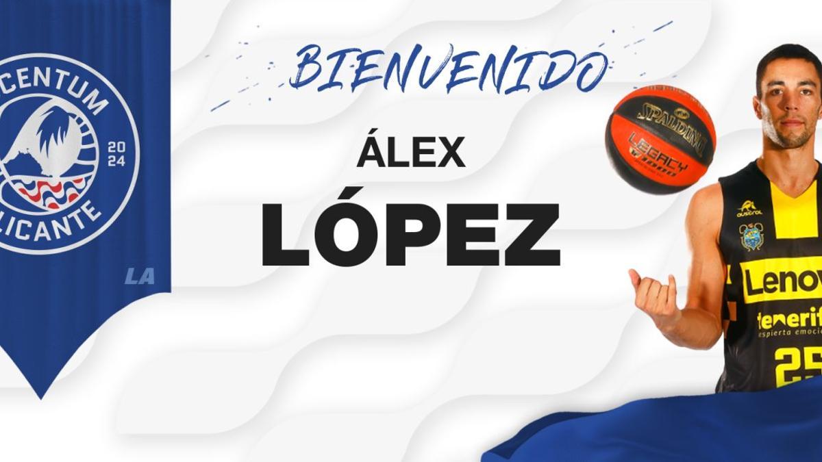 El escolta Álex López, nuevo jugador del Lucentum