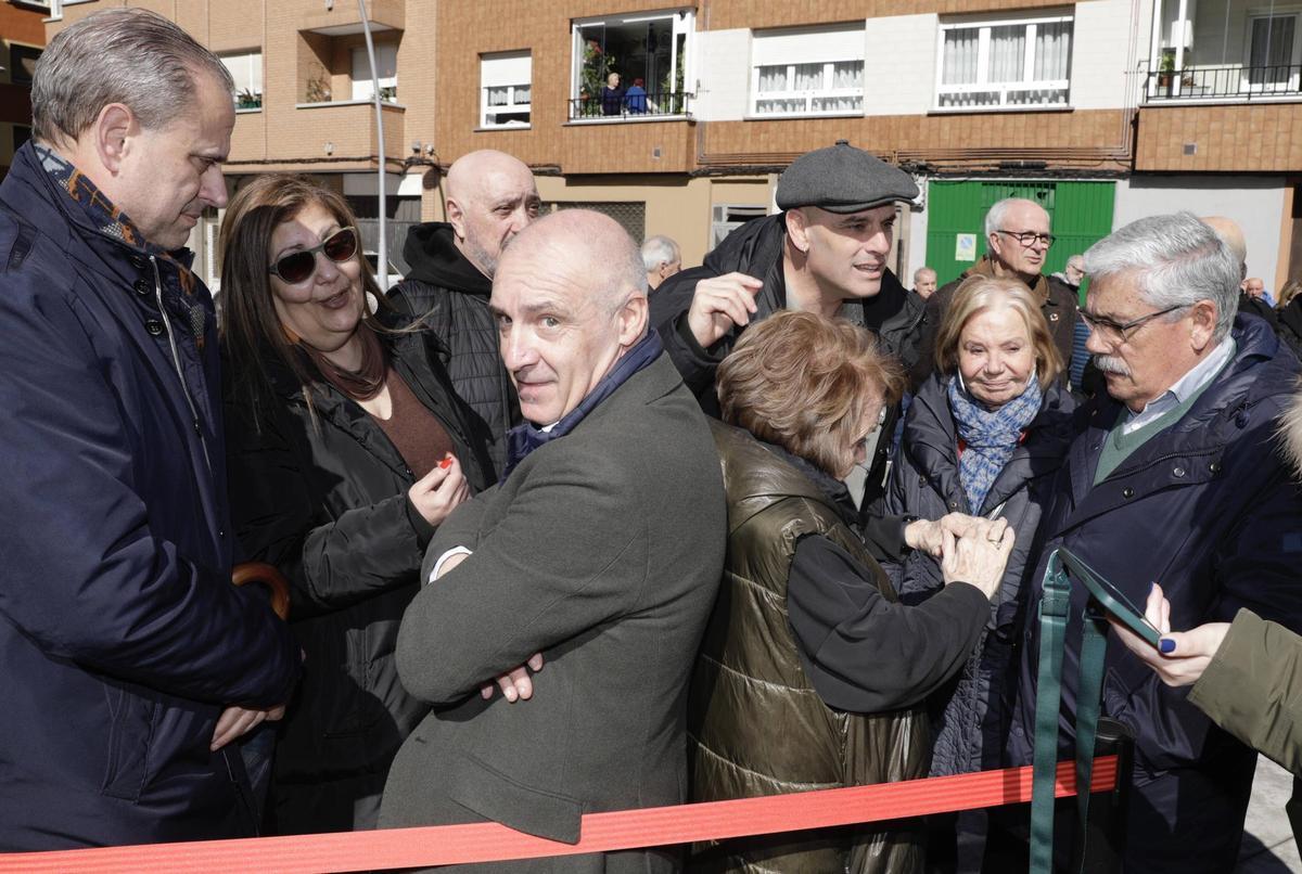 La inauguración de la plaza en honor a Julio Ramos, en imágenes